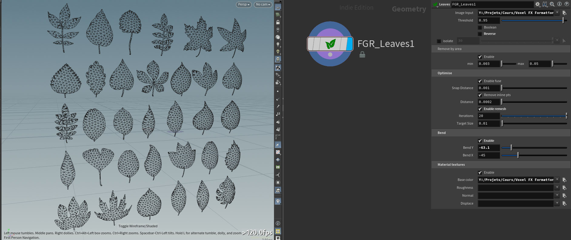 Houdini Doc – Leaves from image (Générateur de feuilles à partir d’une ...